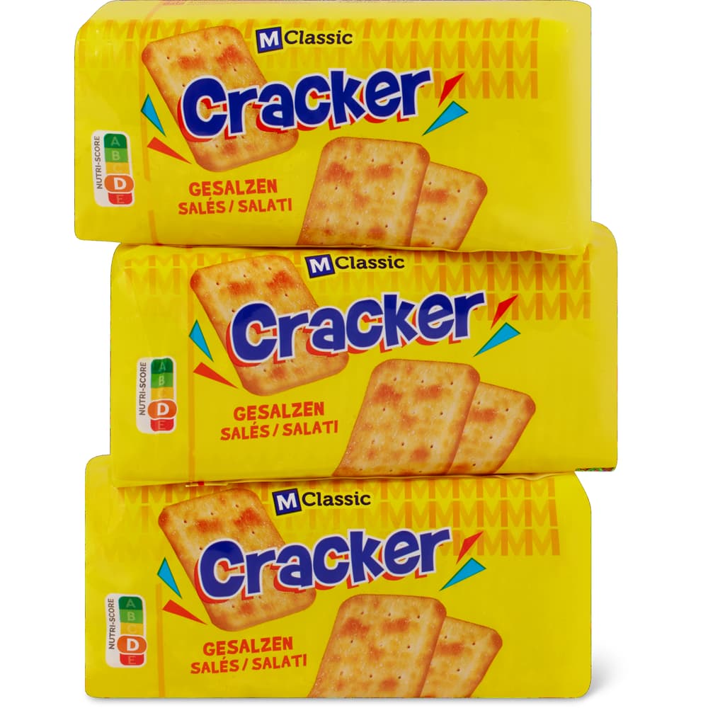 M-Classic · Crackers · salted • Migros
