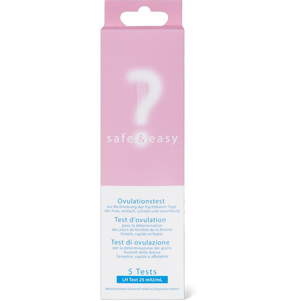 Safe&easy Test d'ovulation • Migros