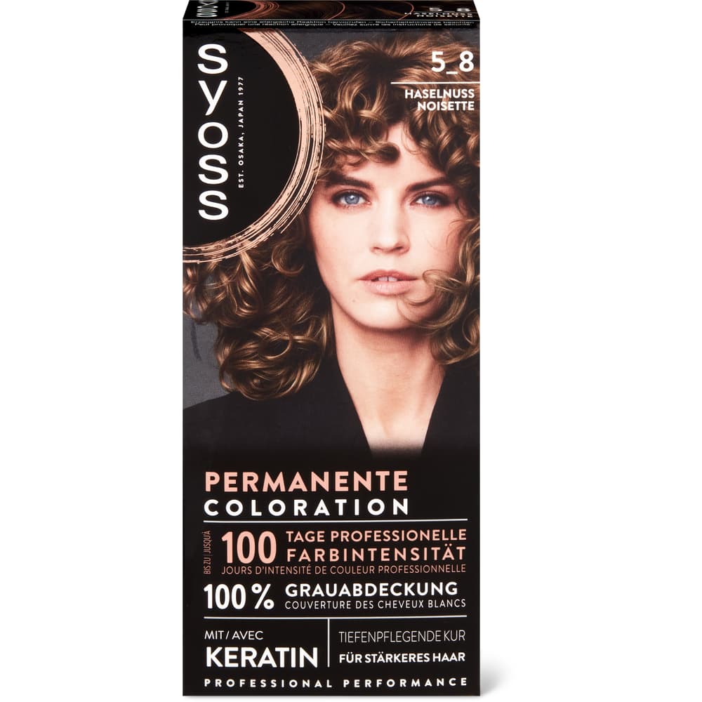Syoss · Dauerhafte Haarfarbe · 5_8 Haselnuss • Migros Online