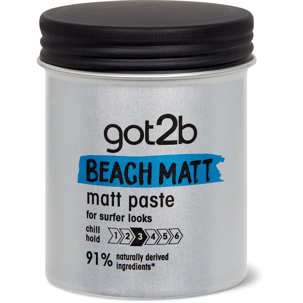 Schwarzkopf Got2b Beach Matt · Hair wax · Hold 3/6 • Migros