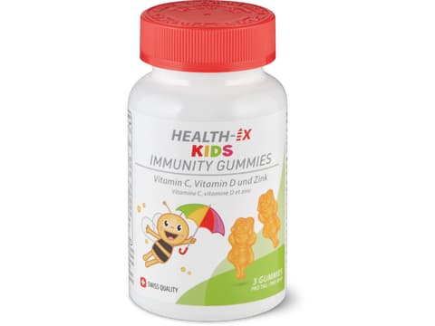 Health-iX Kids · Gummies · Vitamin C, D & Zinc • Migros Online