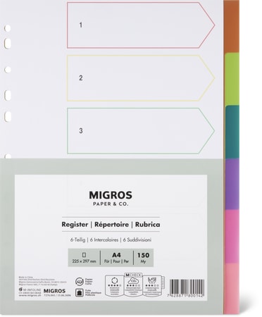 Mappen, Ablagen & Verzeichnisse • Migros