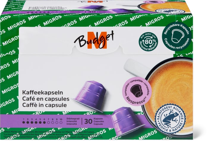Cafés capsules • Migros
