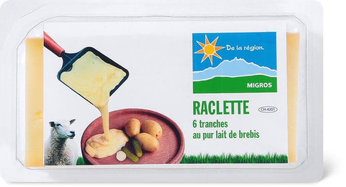 Raclettes, fondues & fromages à griller • Migros