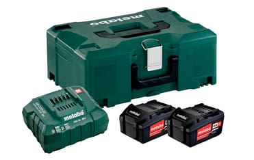 Metabo Akku und Ladegerät Basic Set 2 x 4,0 Ah Ersatzakku und Ladegerät ...