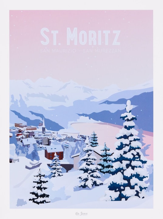 ST. MORITZ Poster à commander tranquillement en ligne - micasa.ch