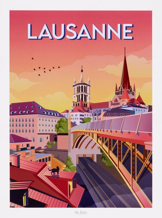 LAUSANNE Poster à commander tranquillement en ligne - micasa.ch