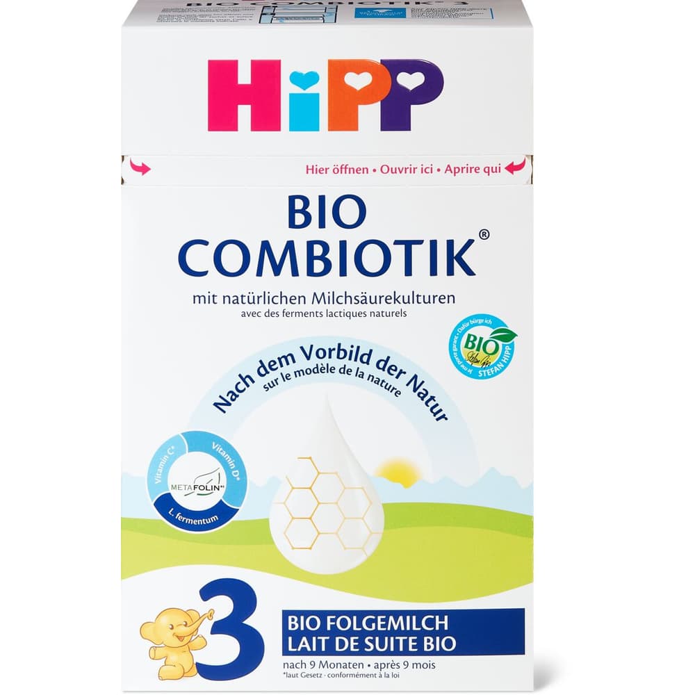 HiPP Bio Combiotik 3 · Folgemilch · Ab 9 Monaten • Migros