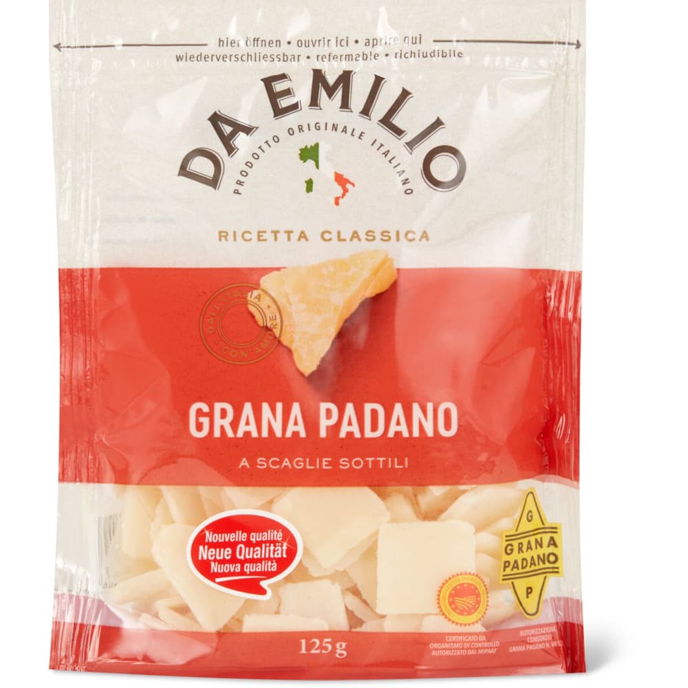 Kaufen Da Emilio Grana Padano · Italienischer Extra-Hartkäse, gerib., 3 ...