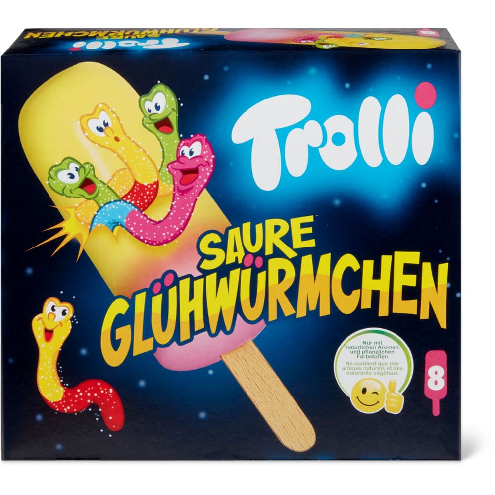 Trolli · Glace à l'eau · avec lucioles acides • Migros