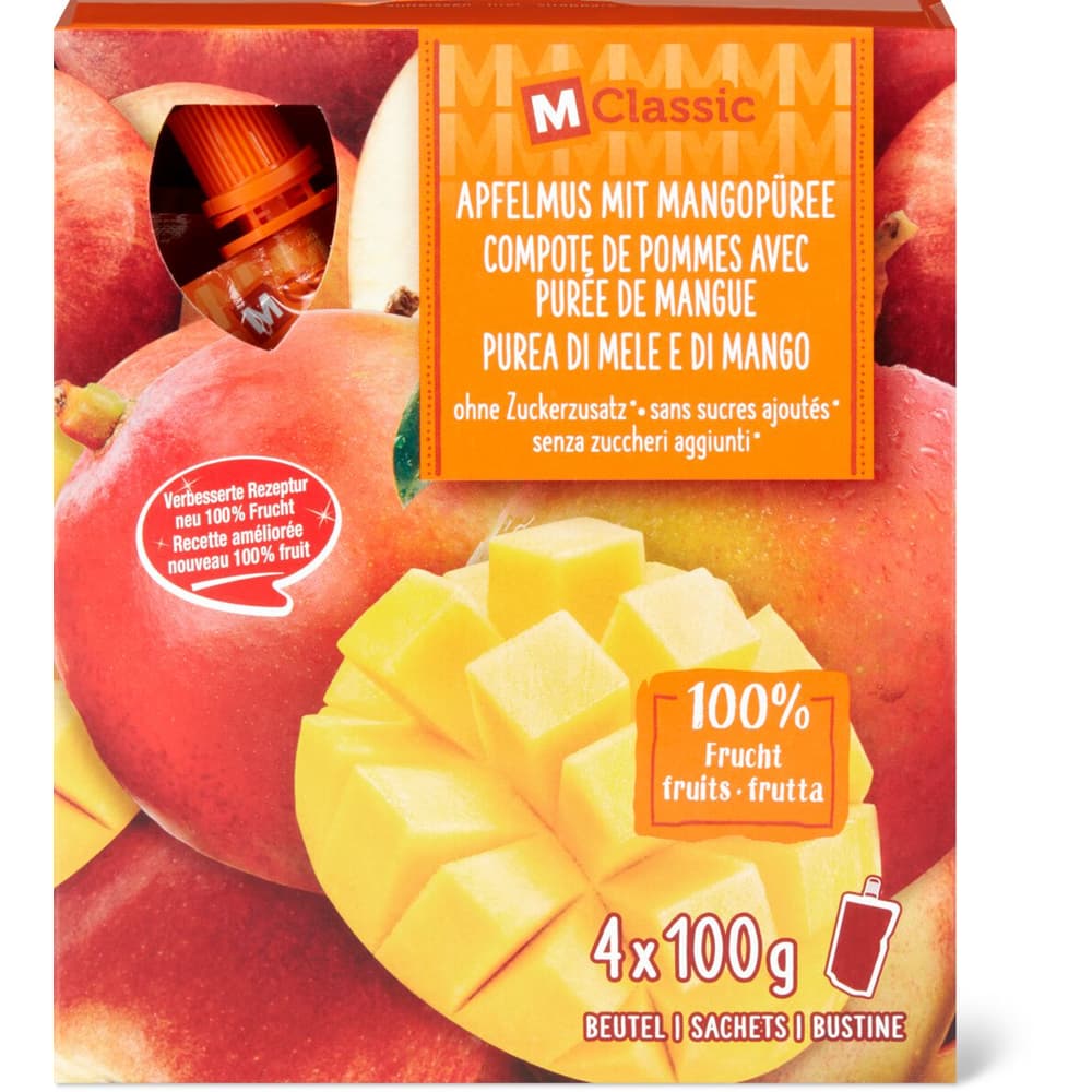 Acquista M-Classic · Purea di mele · Mango • Migros