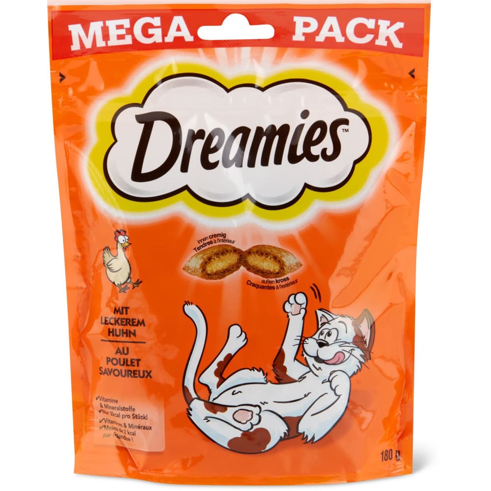 Dreamies · Spuntino per gatti · con squisito pollo • Migros
