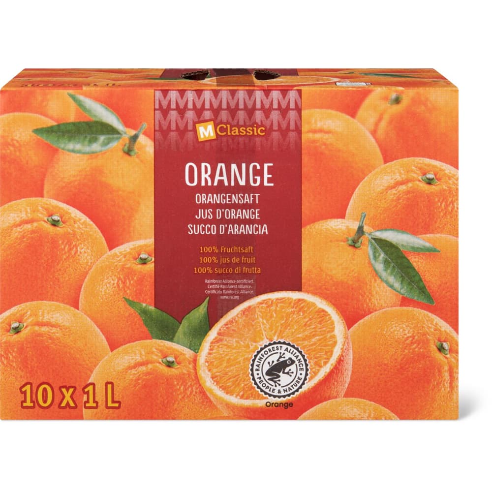 M-Classic · Succo d'arancia · 100% succo di frutta • Migros