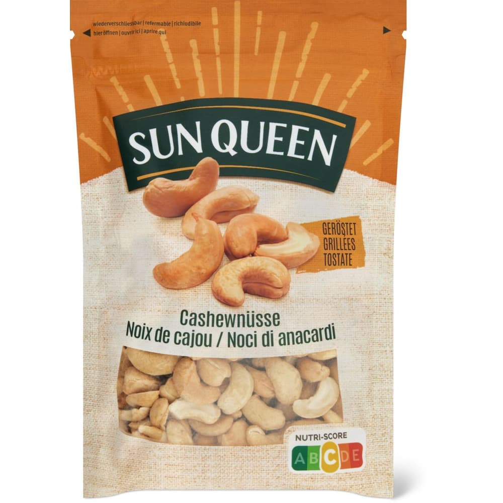 Sun Queen · Cashew nuts · unsalted, roasted • Migros
