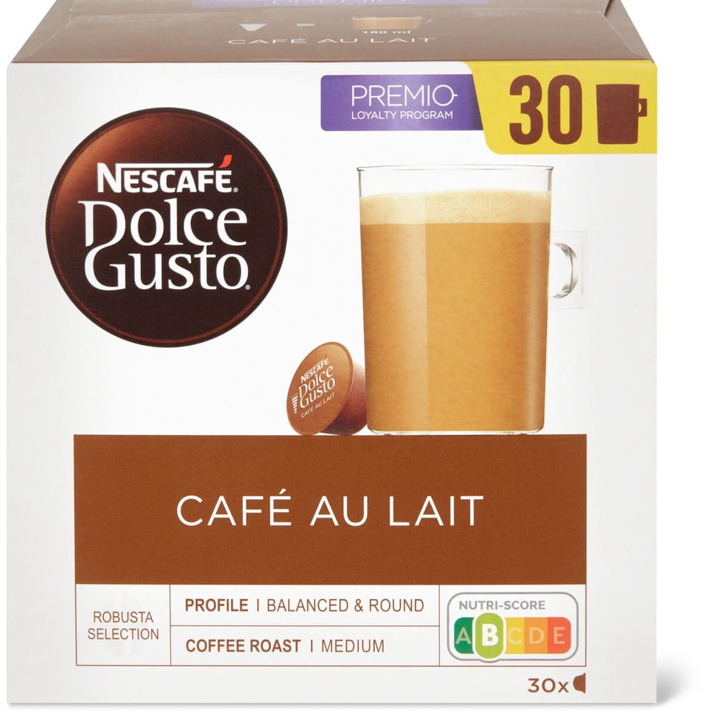 Nescafé Dolce Gusto Big Pack · Kaffee-Kapseln · Café au Lait, système ...