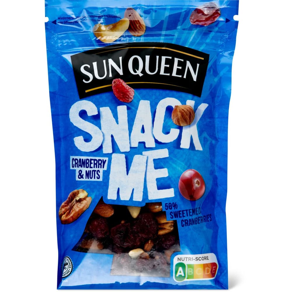 Sun Queen Snack me · Trail mix with cranberries • Migros