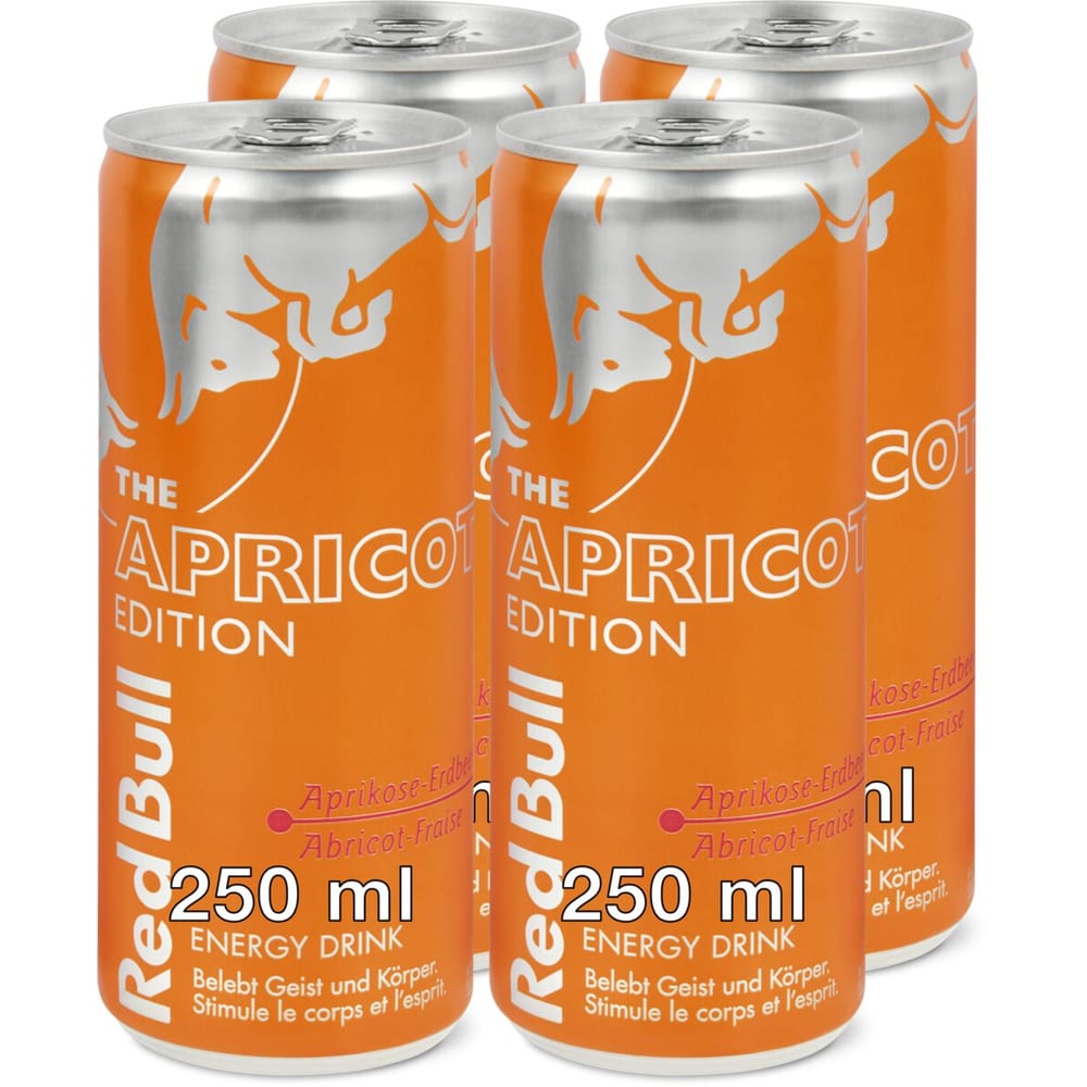 Kaufen Red Bull · Energy Drink · The Apricot Edition • Migros