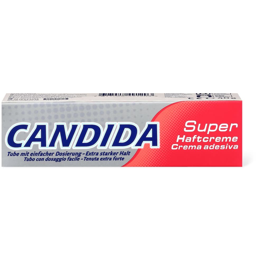 Candida · Crème adhésive pour prothèses dentaire · Super • Migros