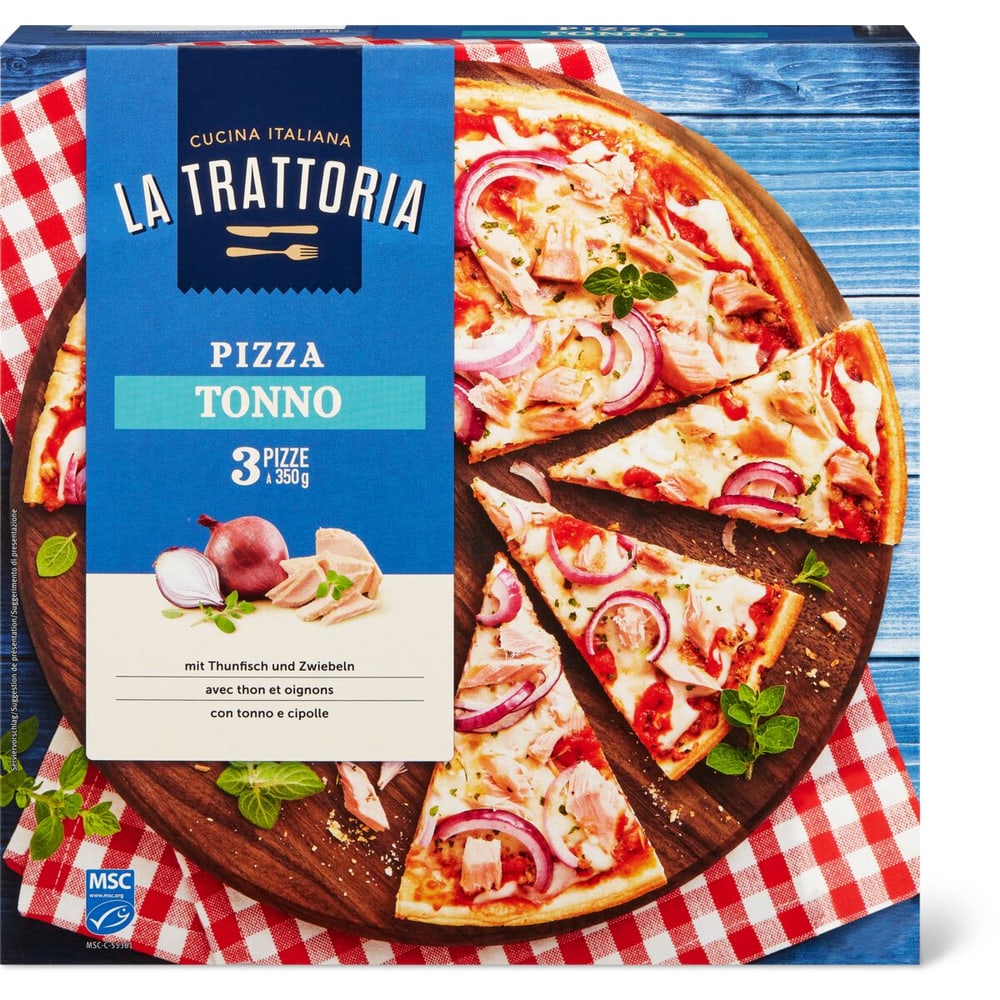 La Trattoria MSC · Pizza · with tuna and onions • Migros Online