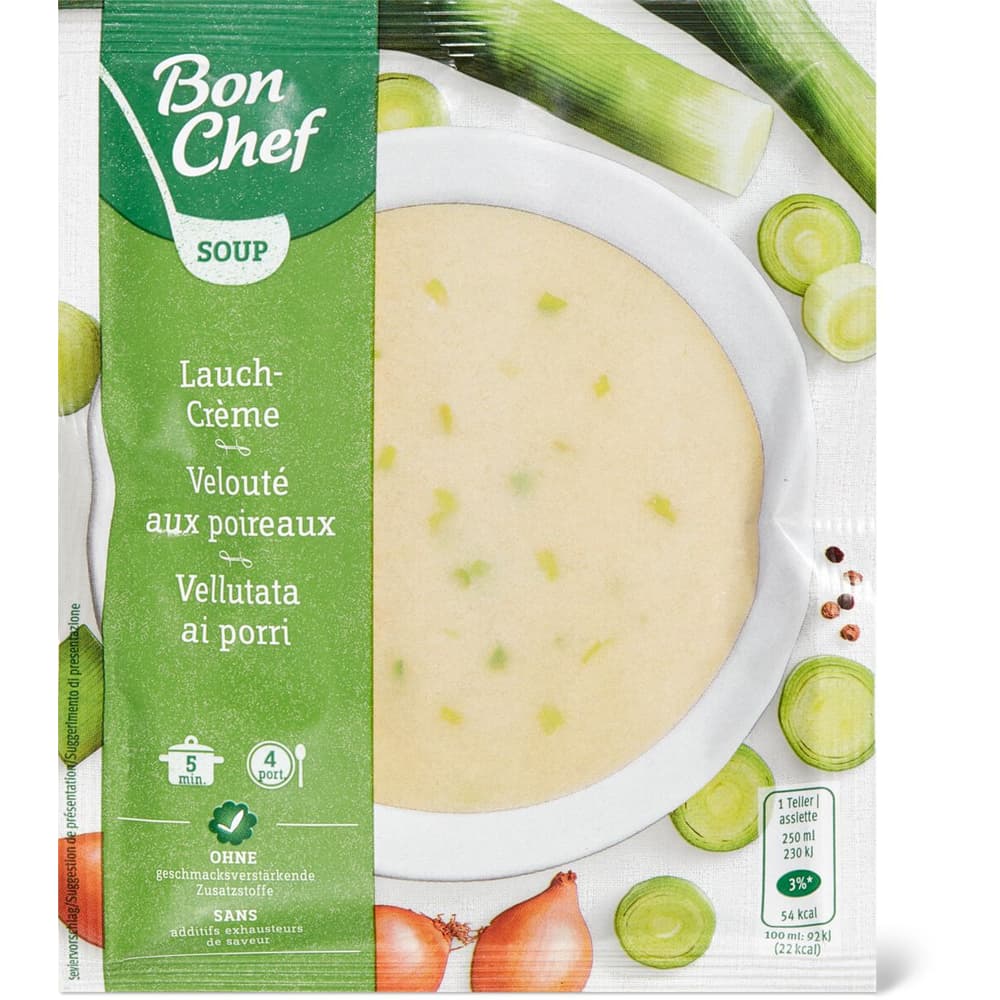 Bon Chef · Cream of leek soup • Migros