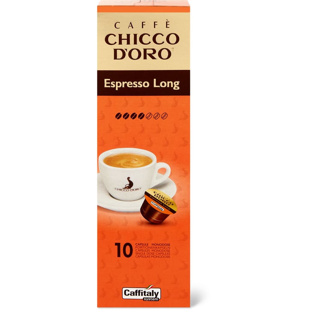 Chicco D'Oro Capsule di caffè Caffitaly Espresso Long • Migros