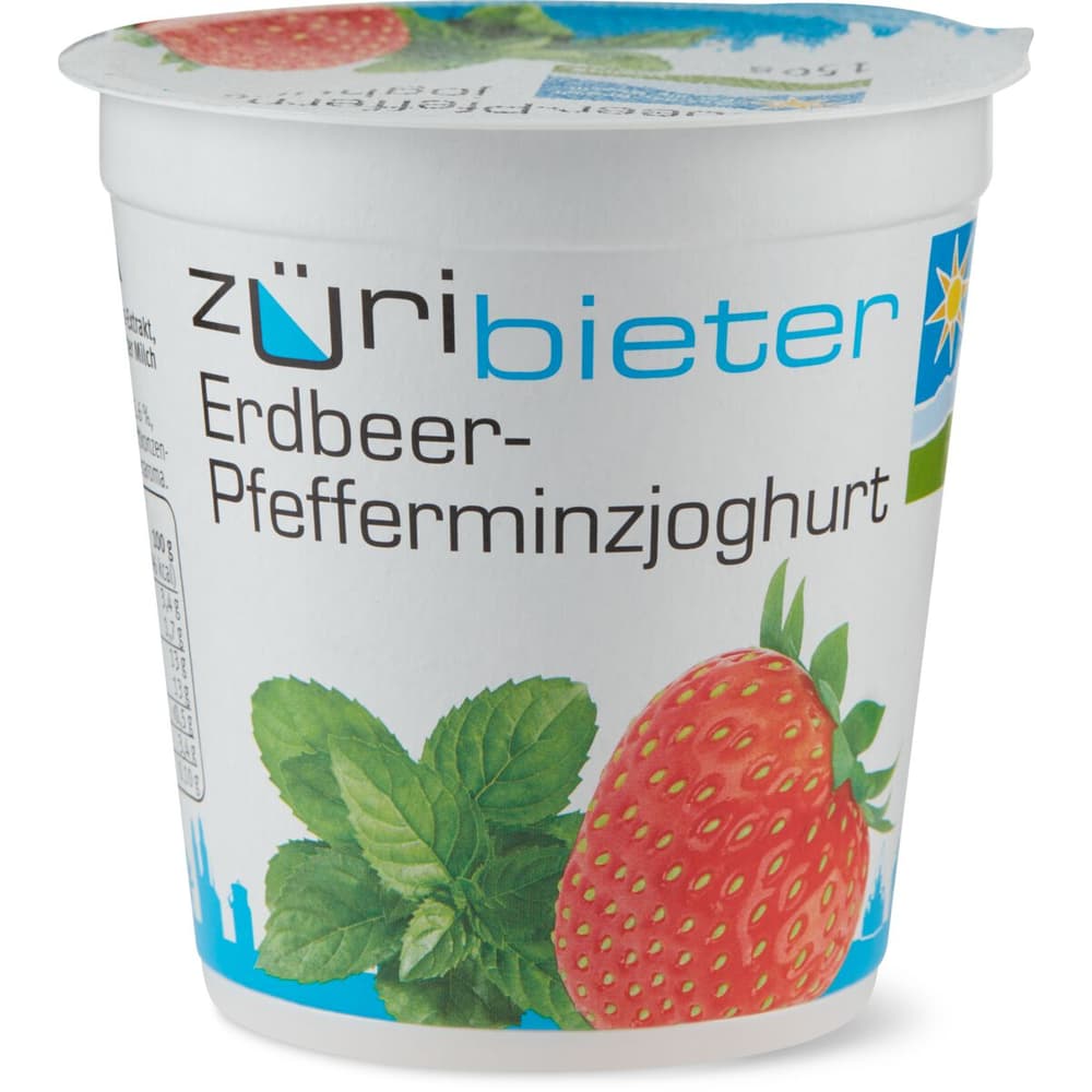 Joghurt Erdbeere Minze • Migros