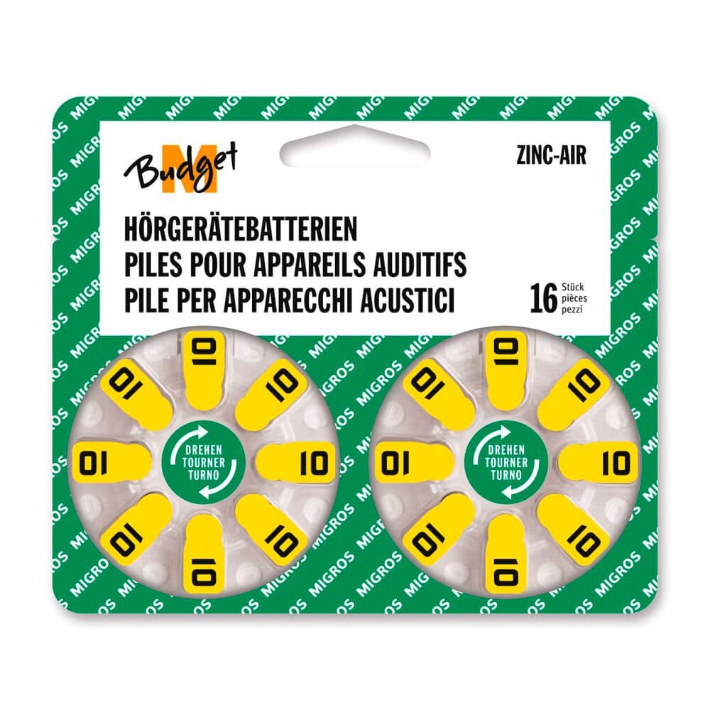 MBudget Typ10 Zinc-Air • Migros