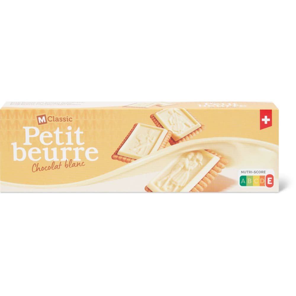 M-Classic · Petit Beurre · avec chocolat blanc • Migros
