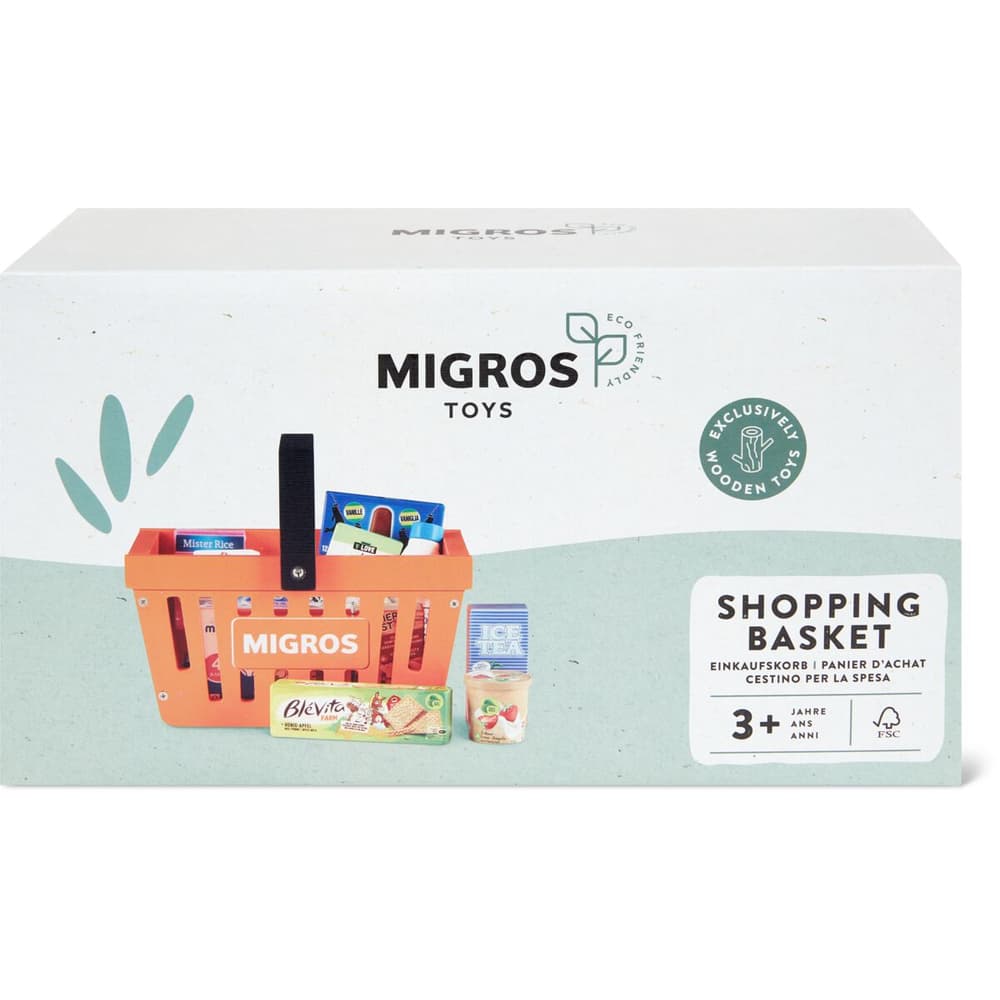 Migros Toys · Shopping basket for children · From 3 years • Migros