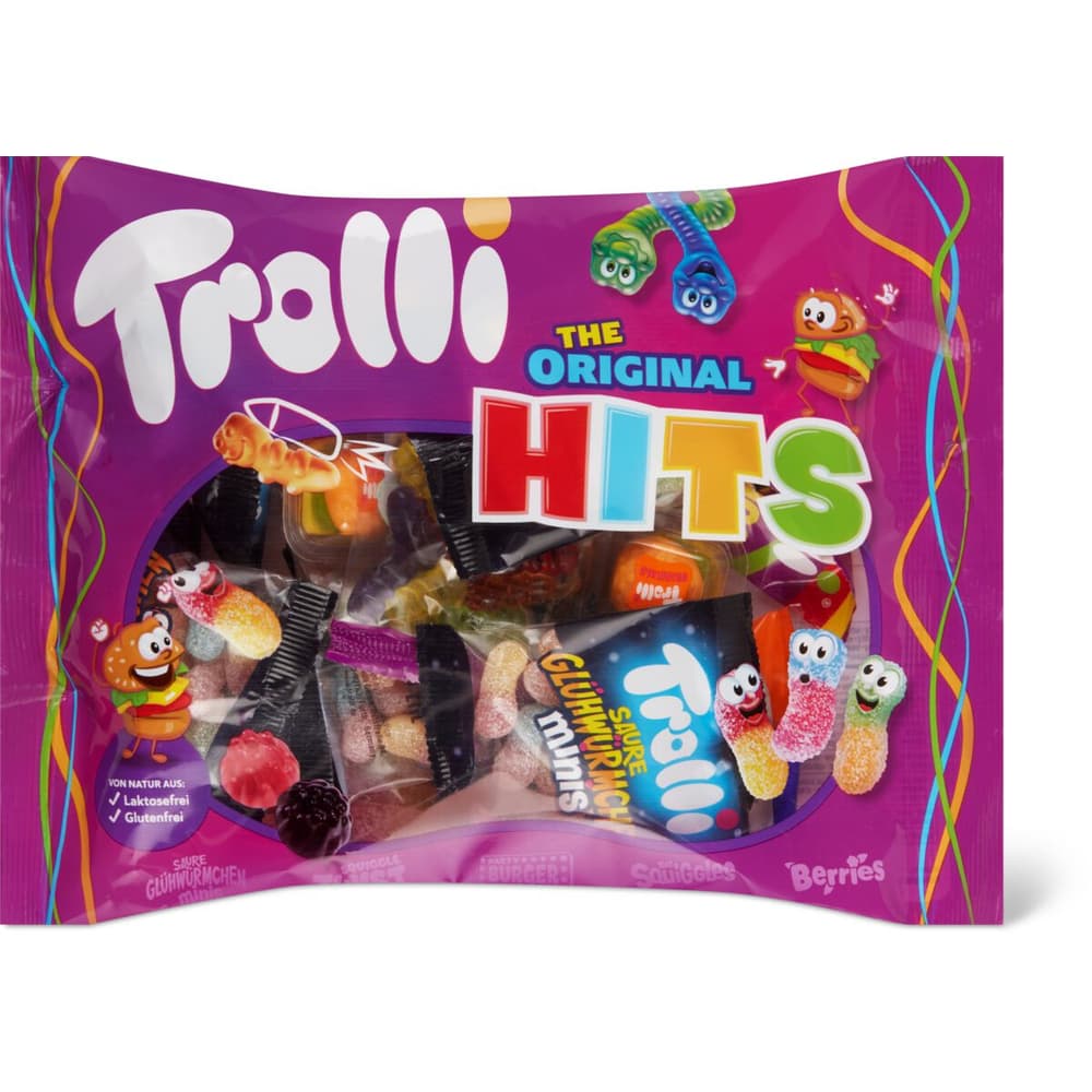 Trolli Hits · Bonbons-Mischung · Gummi World • Migros