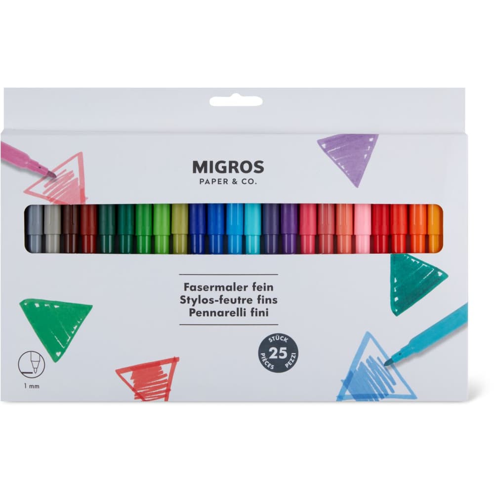 Fine fibre-tip pens • Migros