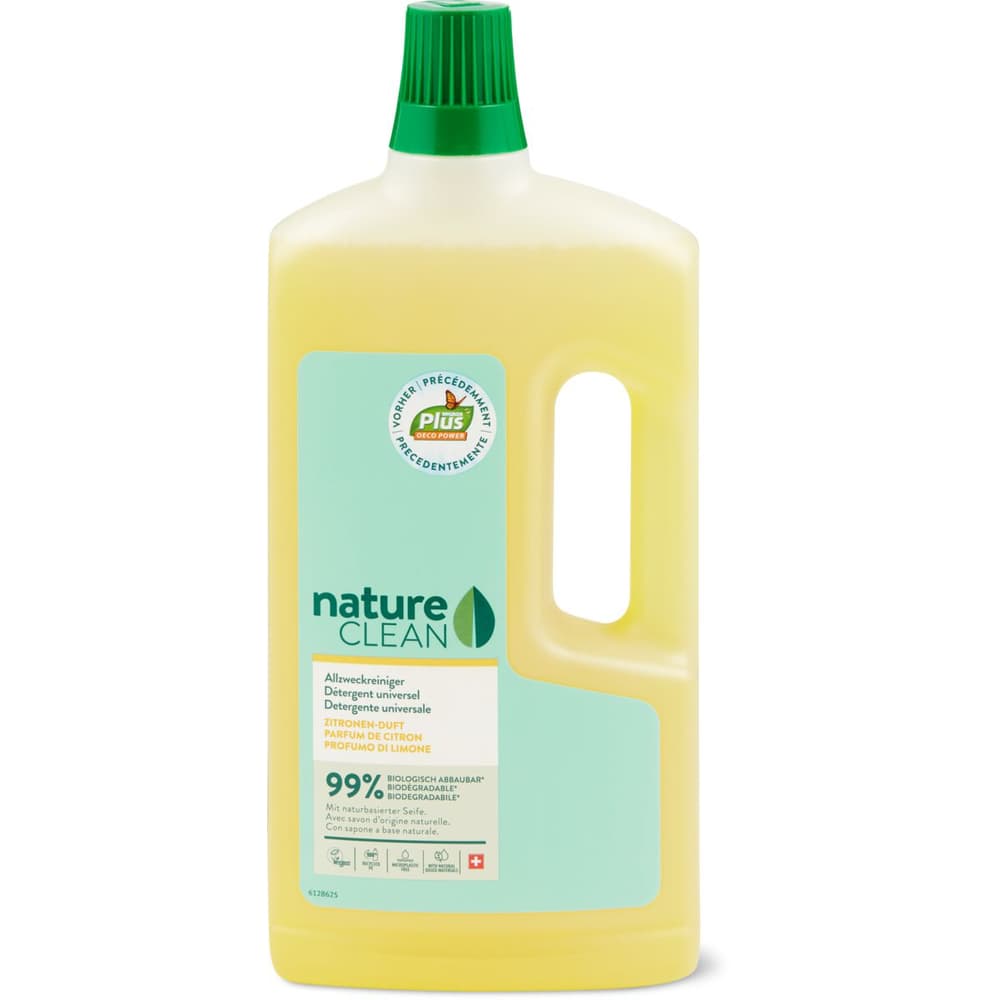 Nature Clean · Nettoyant multi-surfaces · Parfum de citron • Migros