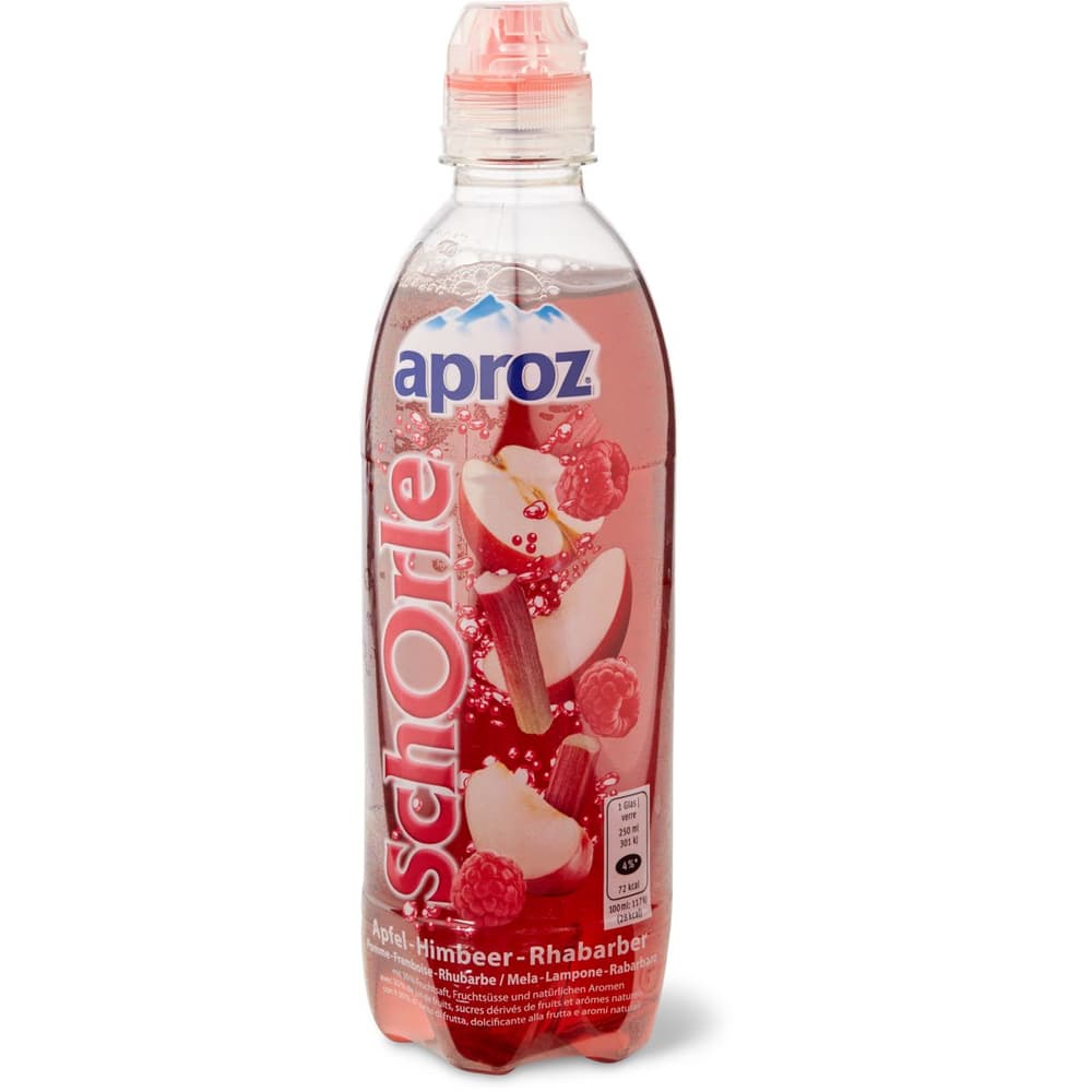 Aproz Schorle · Mineralwasser mit Kohlensäure und 30% Fruchtsäften ...