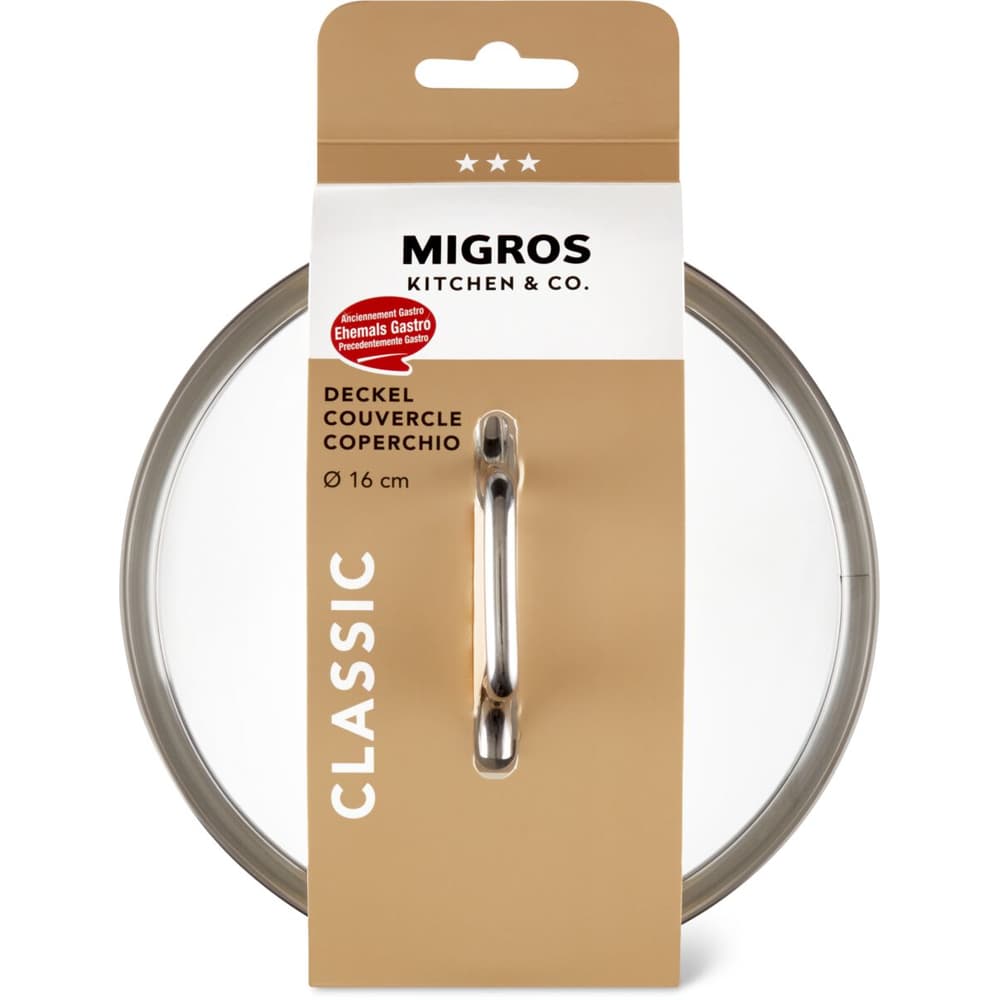 CLASSIC GLASS LID 16 CM • Migros