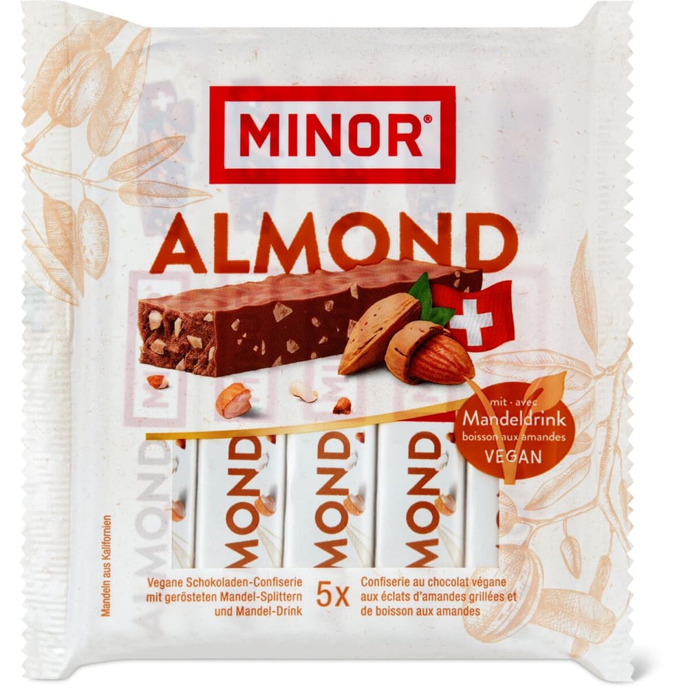 Minor Chocolate bar Almond • Migros