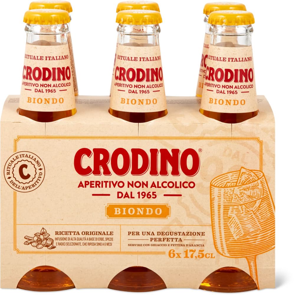 Crodino Biondo · Alkoholfreier Aperitif • Migros