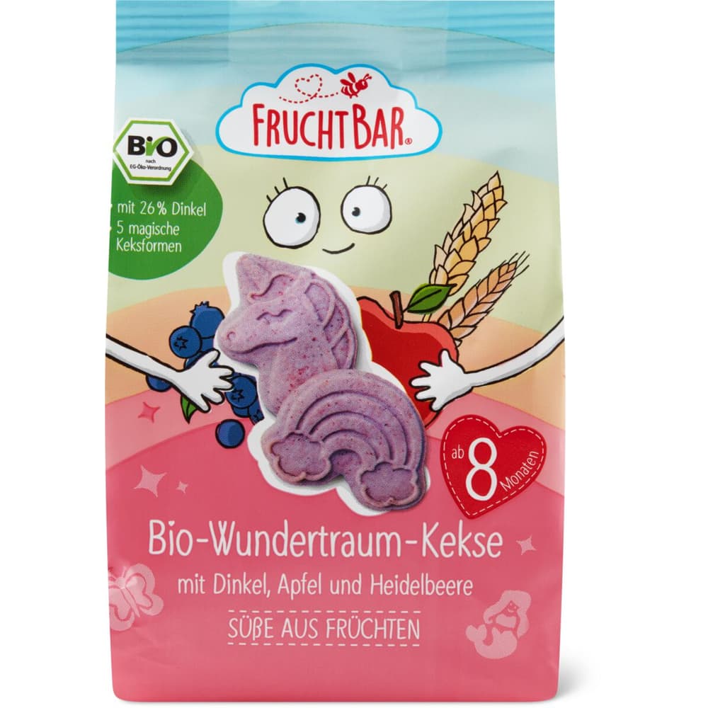 Fruchtbar Bio · Baby Keks, Apfel, Heidelbeere & Dinkel · Ab 8 Monaten ...