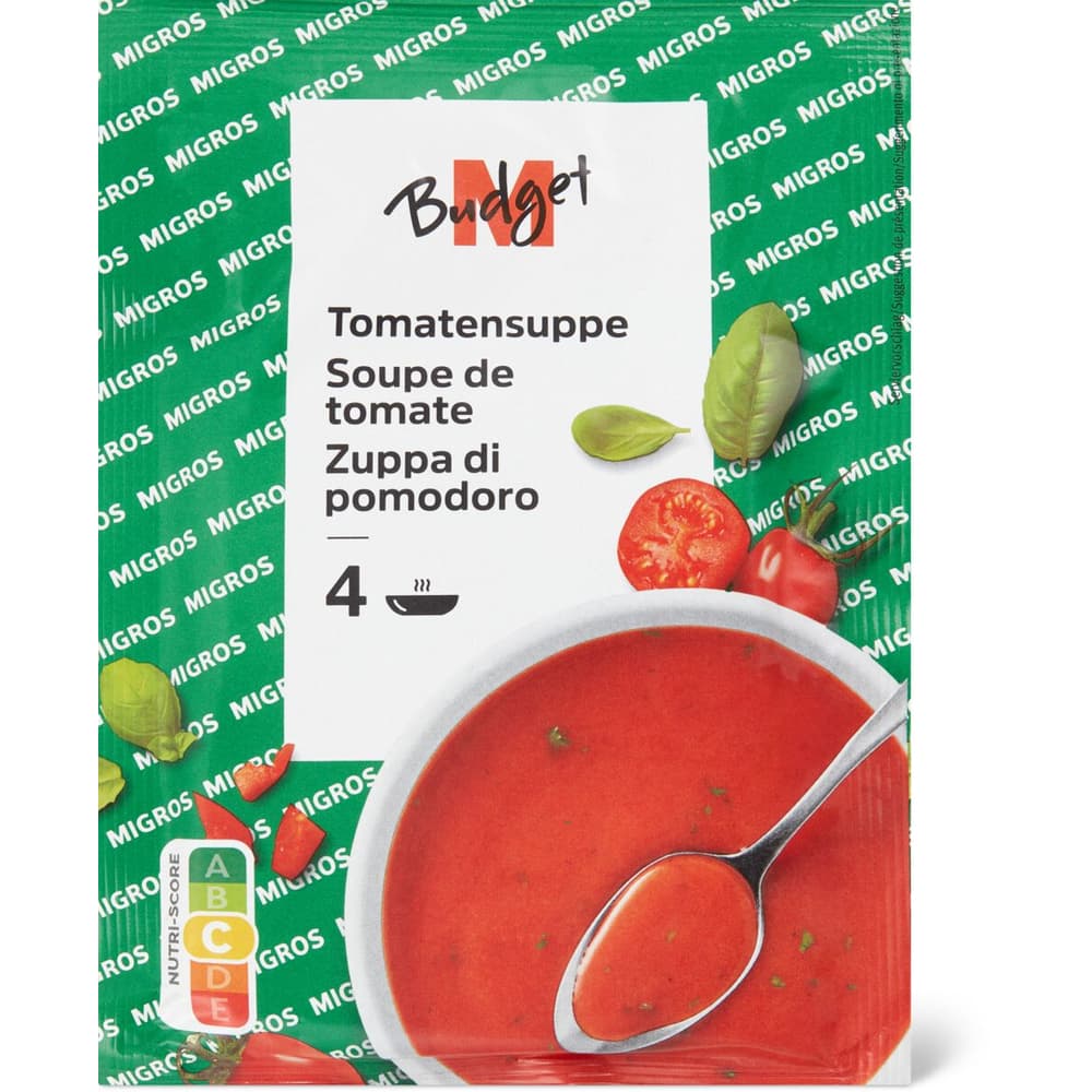 M-Budget · Tomatensuppe • Migros