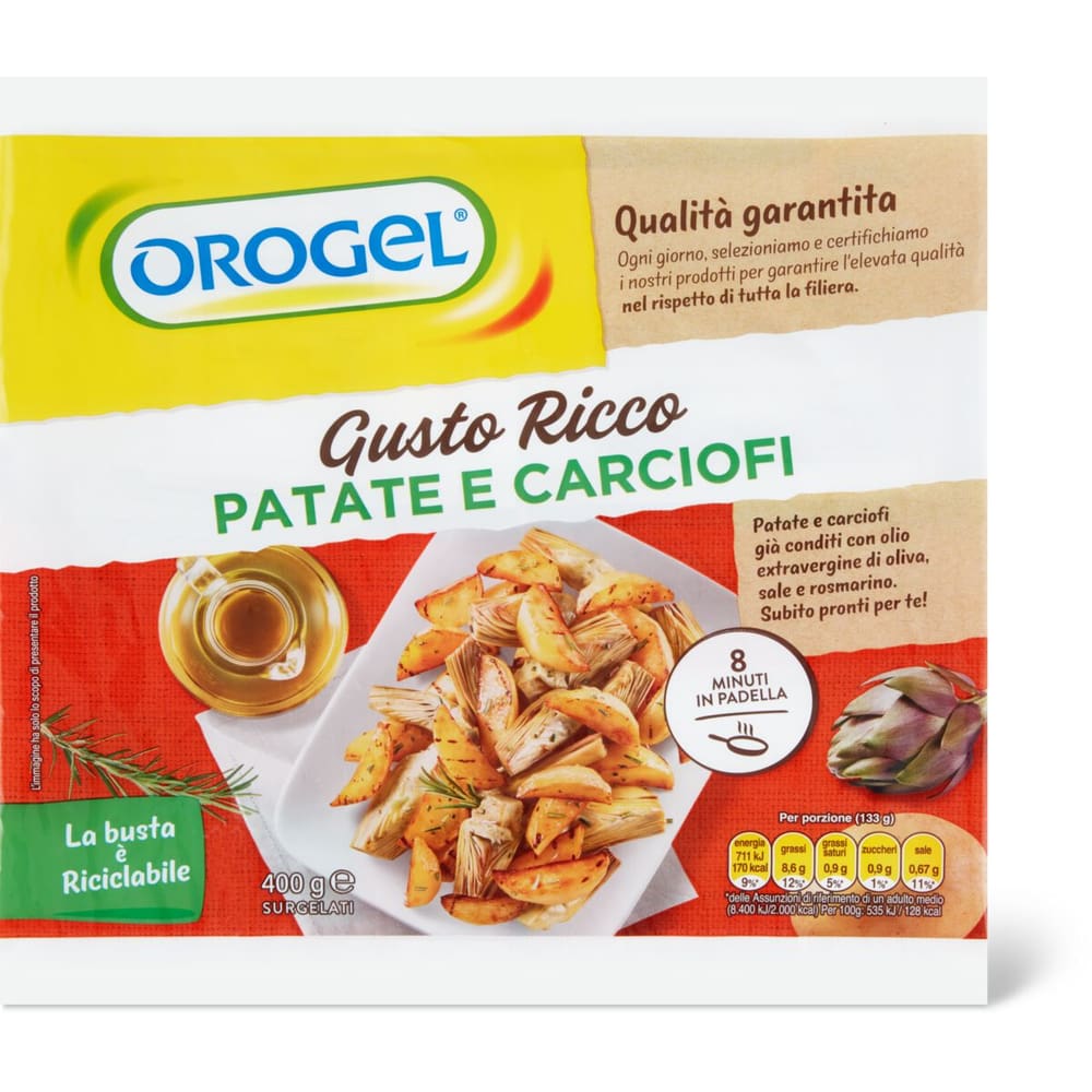 Kartoffeln und Artischoken Orogel • Migros