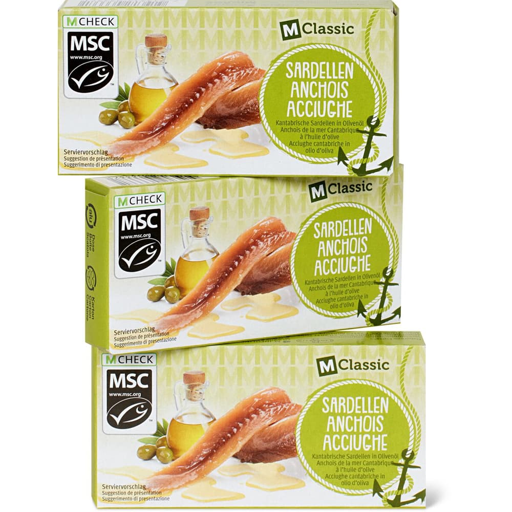 M-Classic · Anchois aux câpres · roulés • Migros