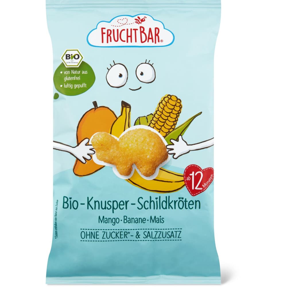 Fruchtbar Bio · Gepuffter Snack, Mango, Banane & Mais · Ab 12 Monaten ...