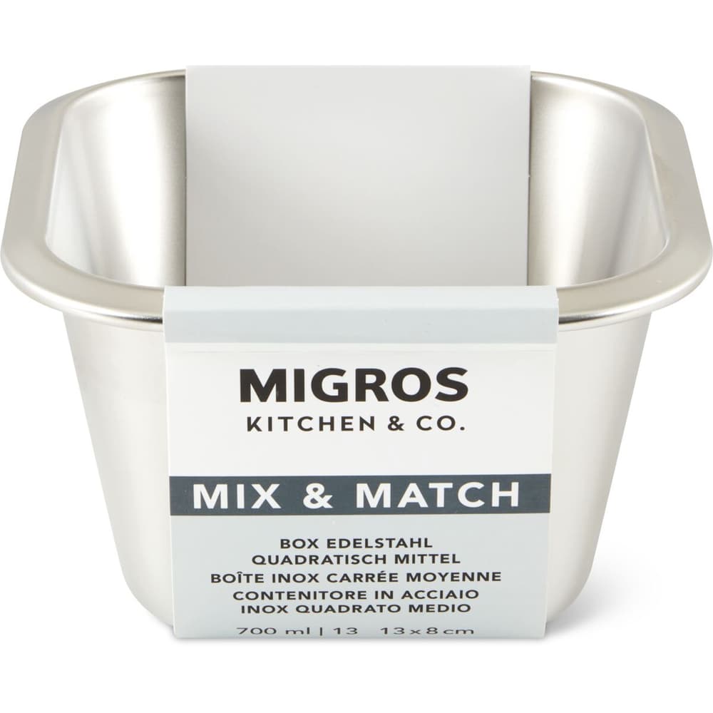 Kitchen & Co. Mix&M. Cont. inox qdr 0,7L • Migros