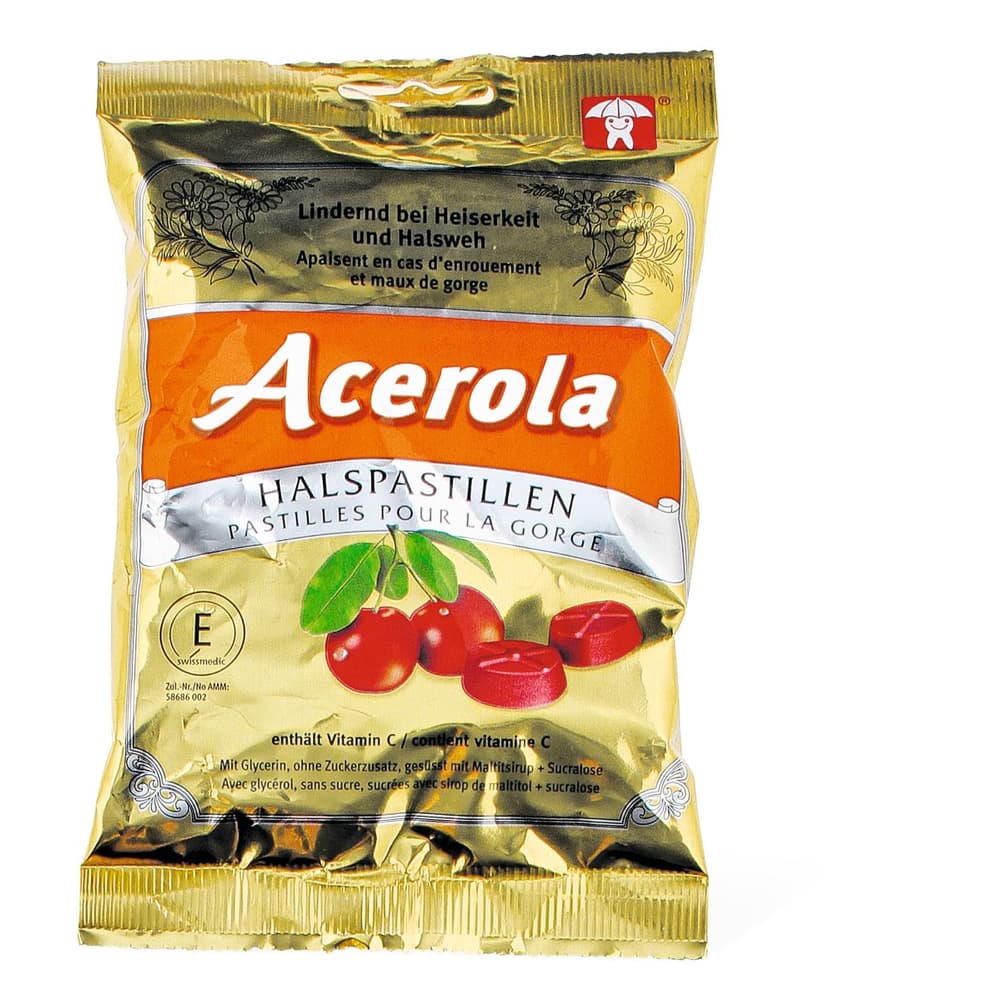 Pastilles pour la gorge · à l'acérola • Migros