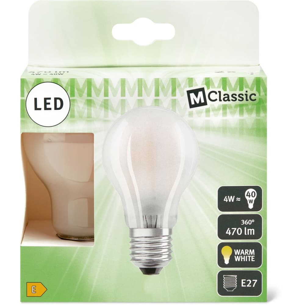 M-Classic Led · Glühlampen · MATT A 40W E27 • Migros Online