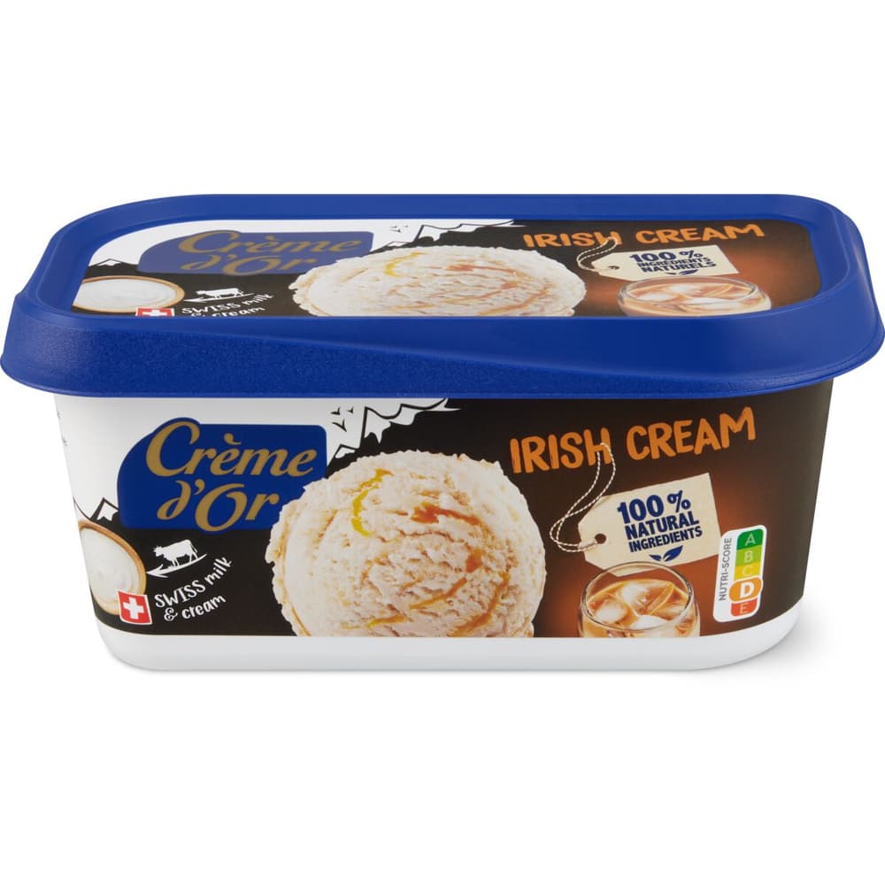 Crème d'Or · Rahmglace · Irish Cream • Migros
