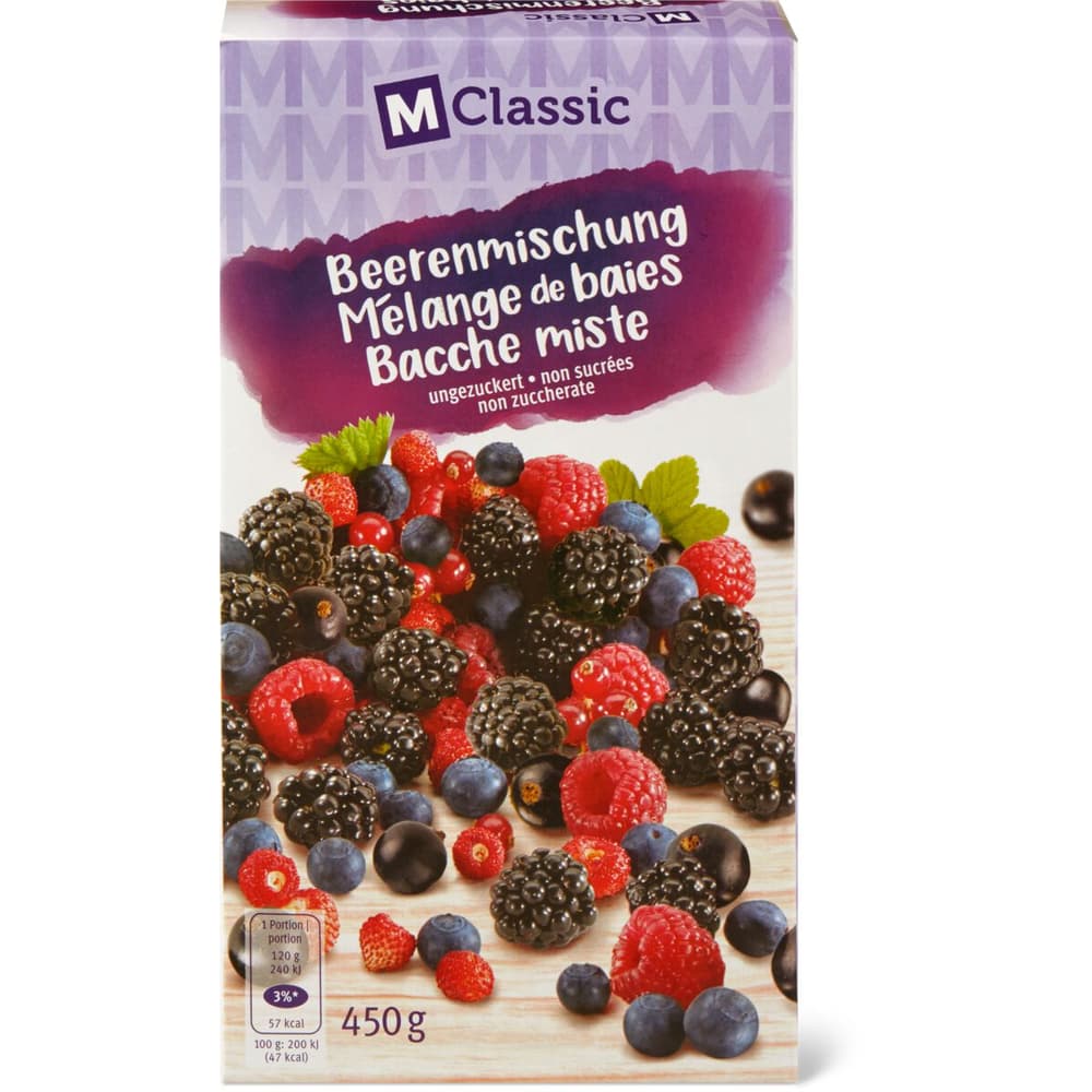 Achat M-Classic · Mélange de baies non sucré · Mûres sauvages ...