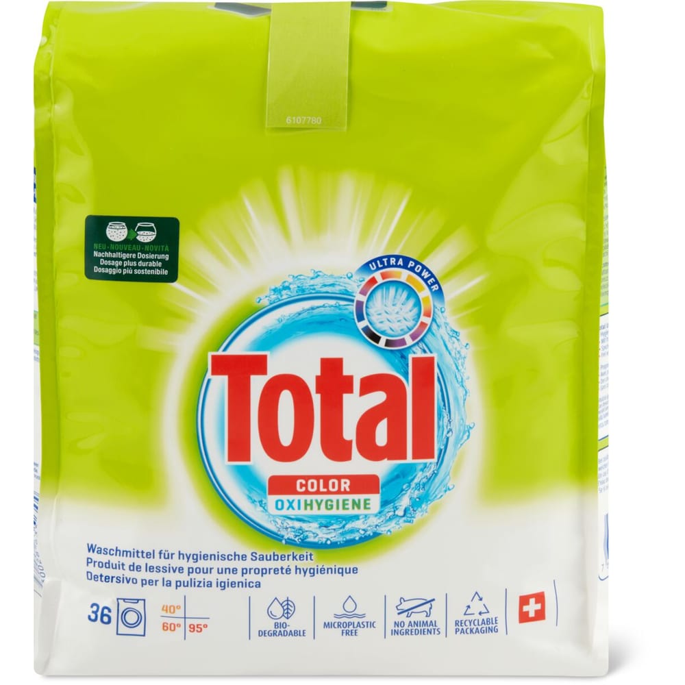 Buy Total Color OxiHygiene · Washing powder · 36 wash cycles • Migros