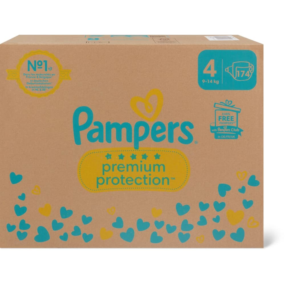 Pampers Premium Protection · Windeln · Grösse 4, 9-14kg • Migros