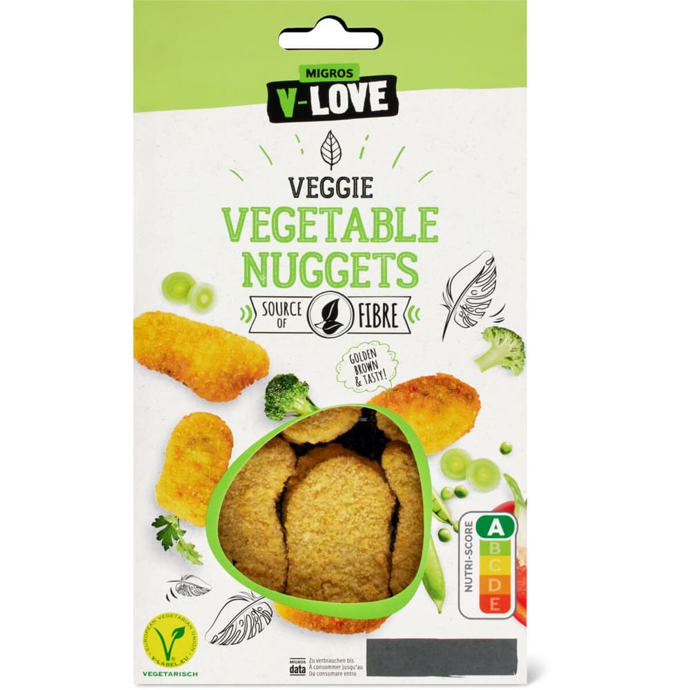V-Love · Gemüse-Nuggets · Vegetarisch • Migros