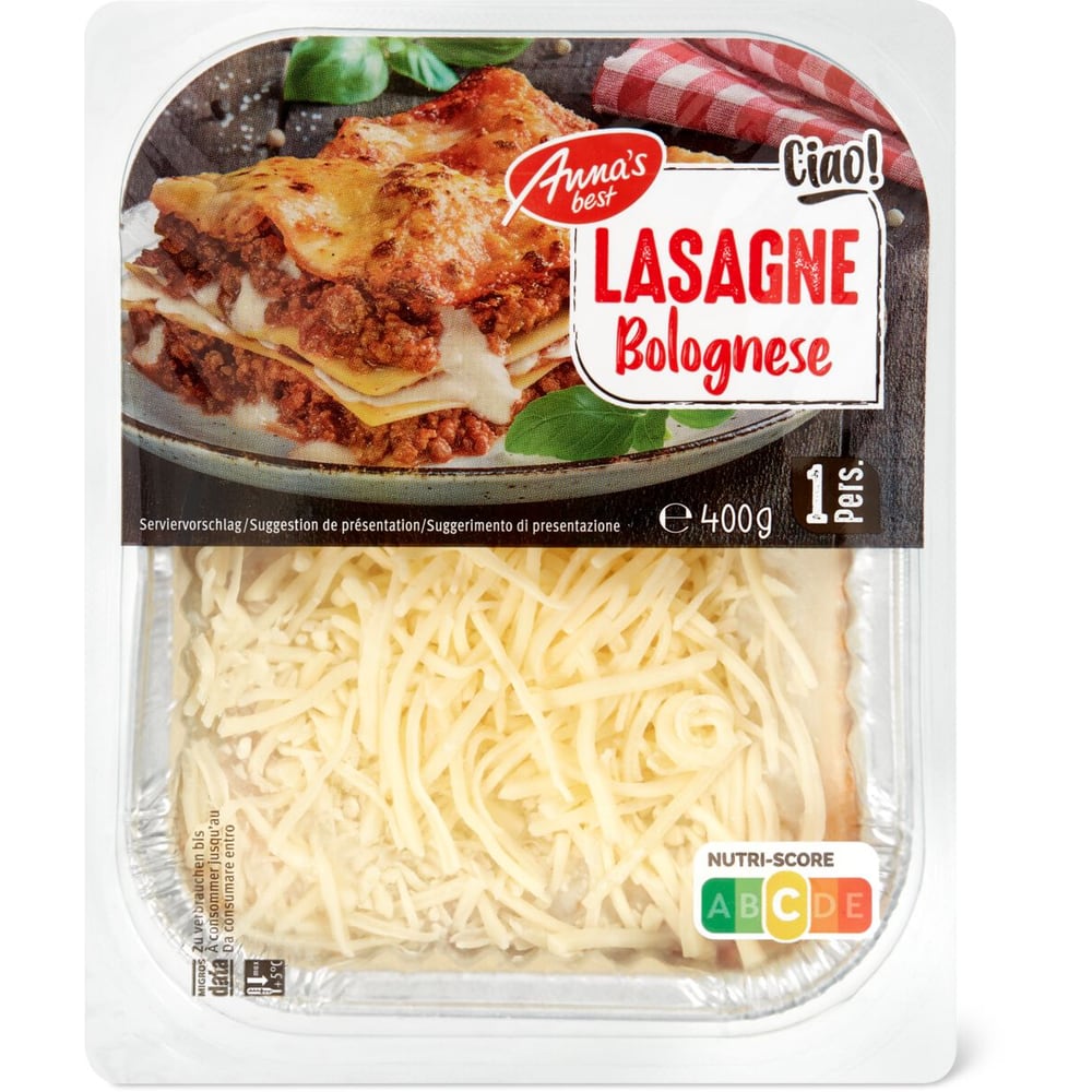 Anna's Best · Lasagne Bolognaise • Migros